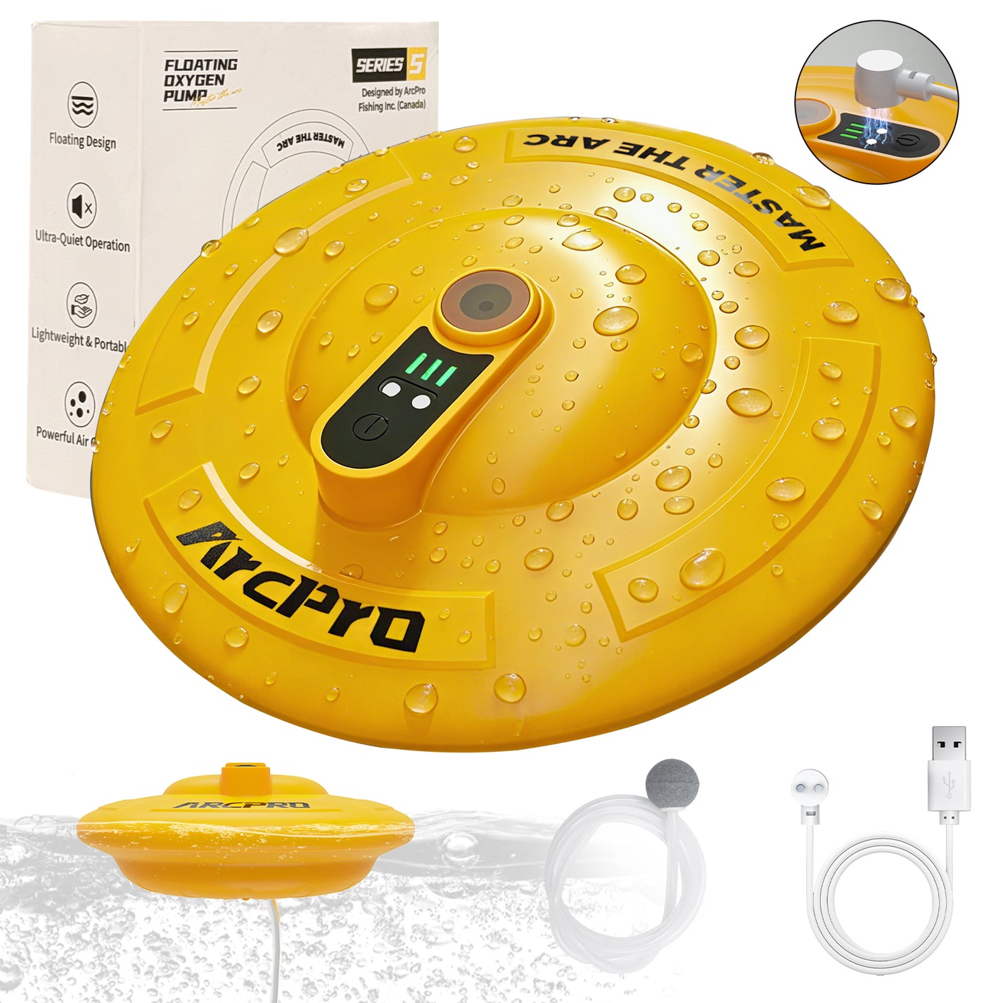 ArcPro Floating Aerator Waterproof – ArcPro Fishing